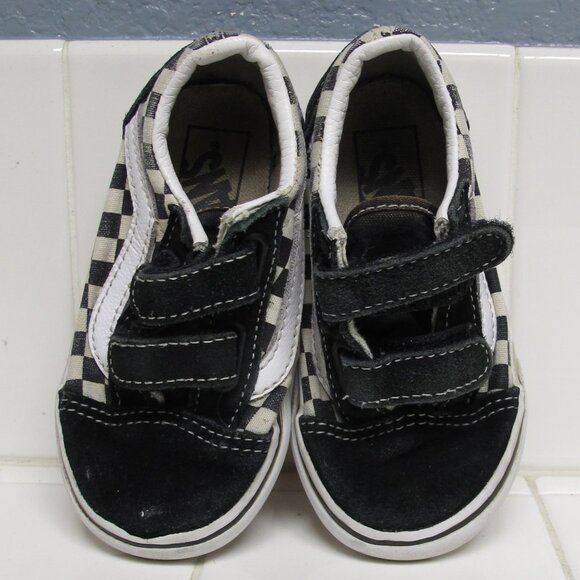 Vans | Shoes | Vans Checker Style Velcro Shoes | Poshmark